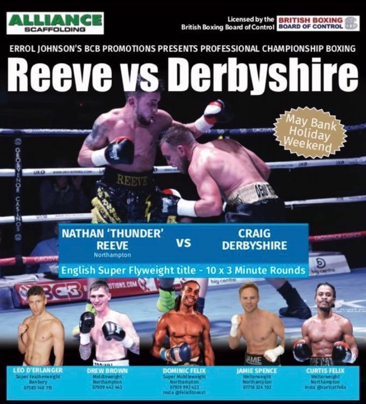 Reeve vs. Derbyshire – Professional Championship Boxing - The Old Savoy ...