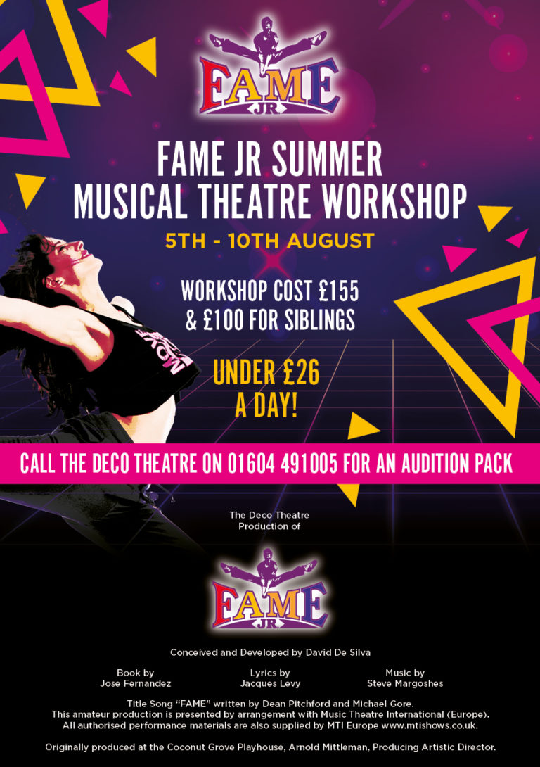 Fame Jr - The Old Savoy - Home of The Deco Theatre