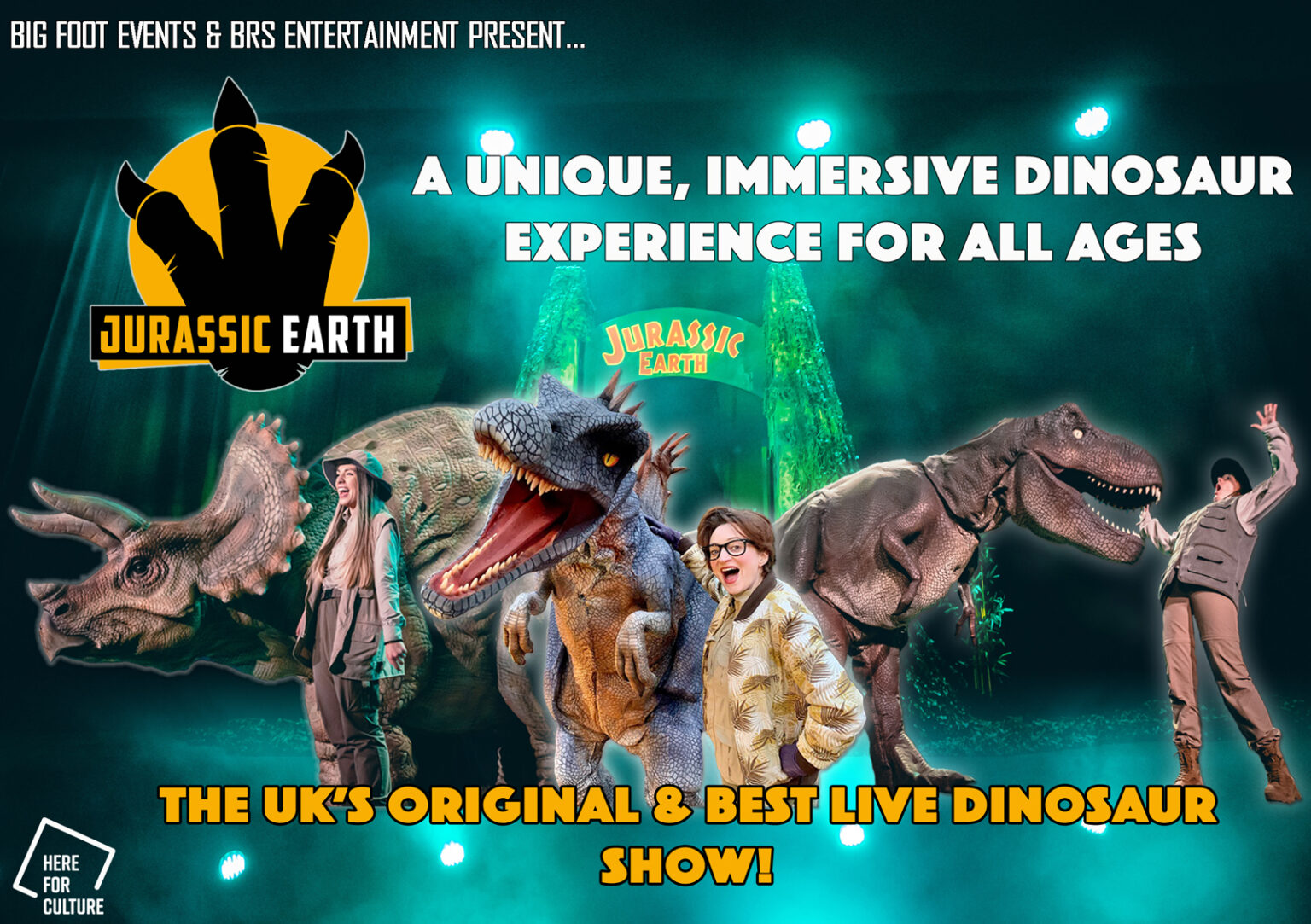 Jurassic Earth Live 2022 - The Old Savoy - Home of The Deco Theatre