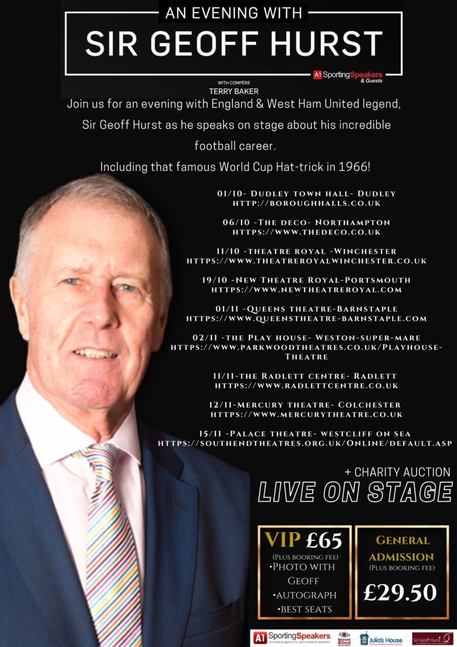 A Evening with Geoff Hurst - The Old Savoy - Home of The Deco Theatre